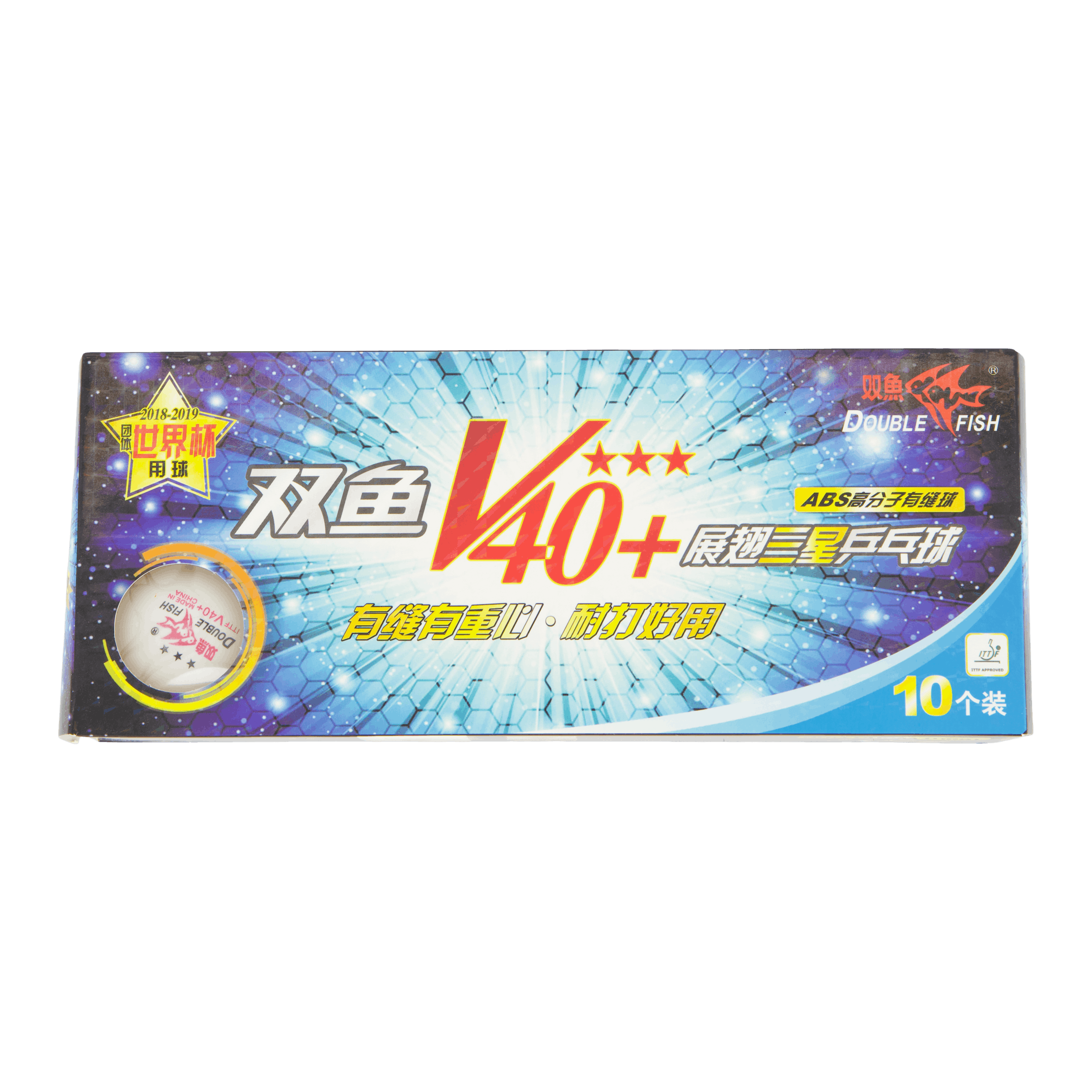 Double Fish 40+3-stars Table Tennis Ball ( – Racketnow.com