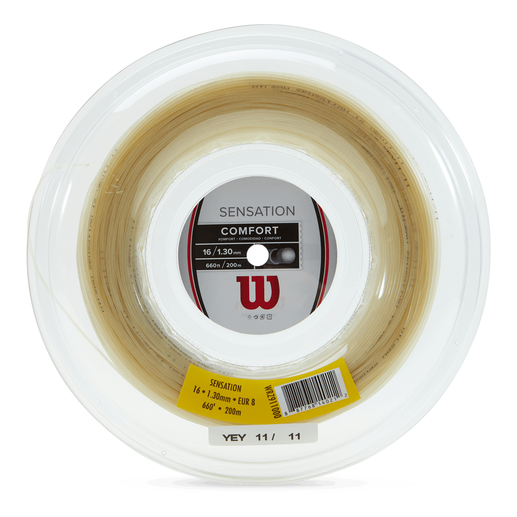 Wilson Sensation 16 200m Reel Natural – Racketnow.com